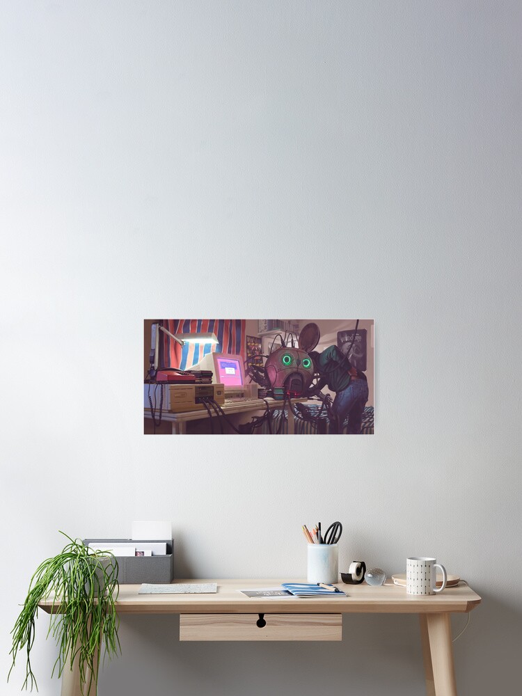 "Hacking The Loop" Poster for Sale by simonstalenhag | Redbubble