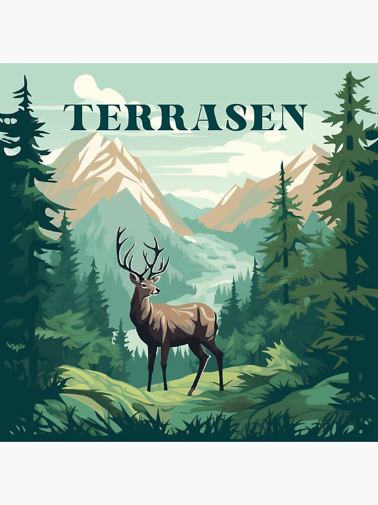 "Terrasen Landscape" Sticker for Sale by GeekyGoodsCo | Redbubble