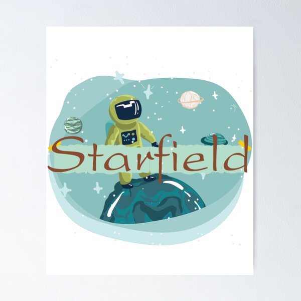 "Starfield Sticker " Poster for Sale by NoahyuCyrus | Redbubble