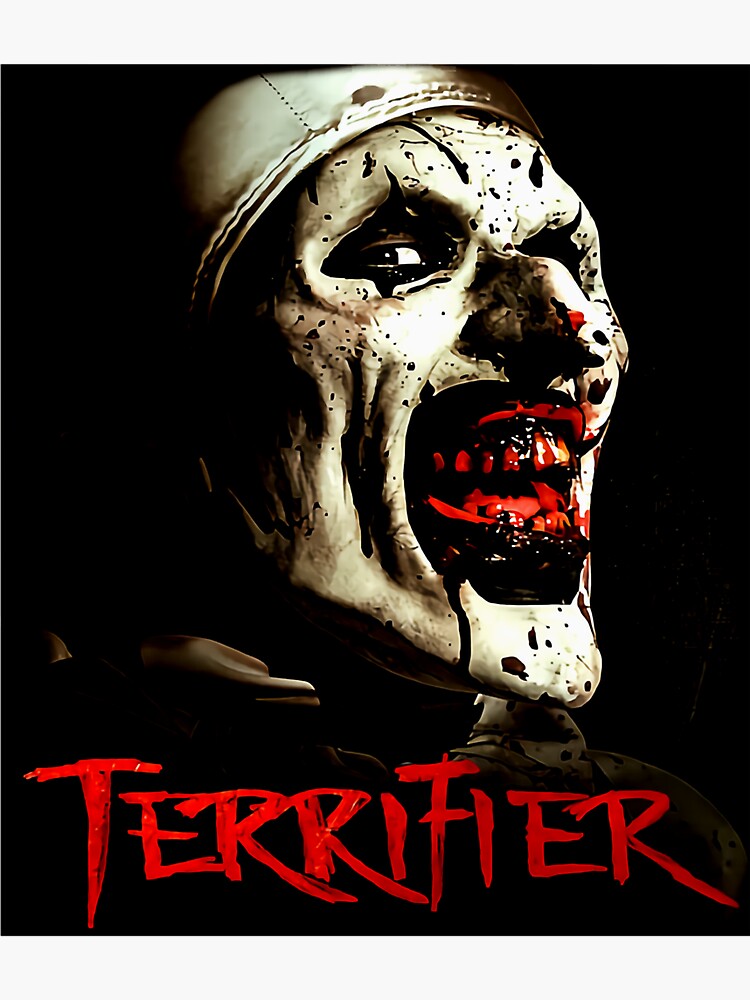 "Art the Clown Terrifier" Sticker for Sale by CassTewksbury | Redbubble