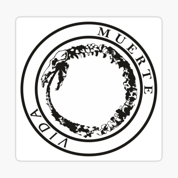 Sticker for Sale mit "Vida o muerte" von MunkyTattss | Redbubble