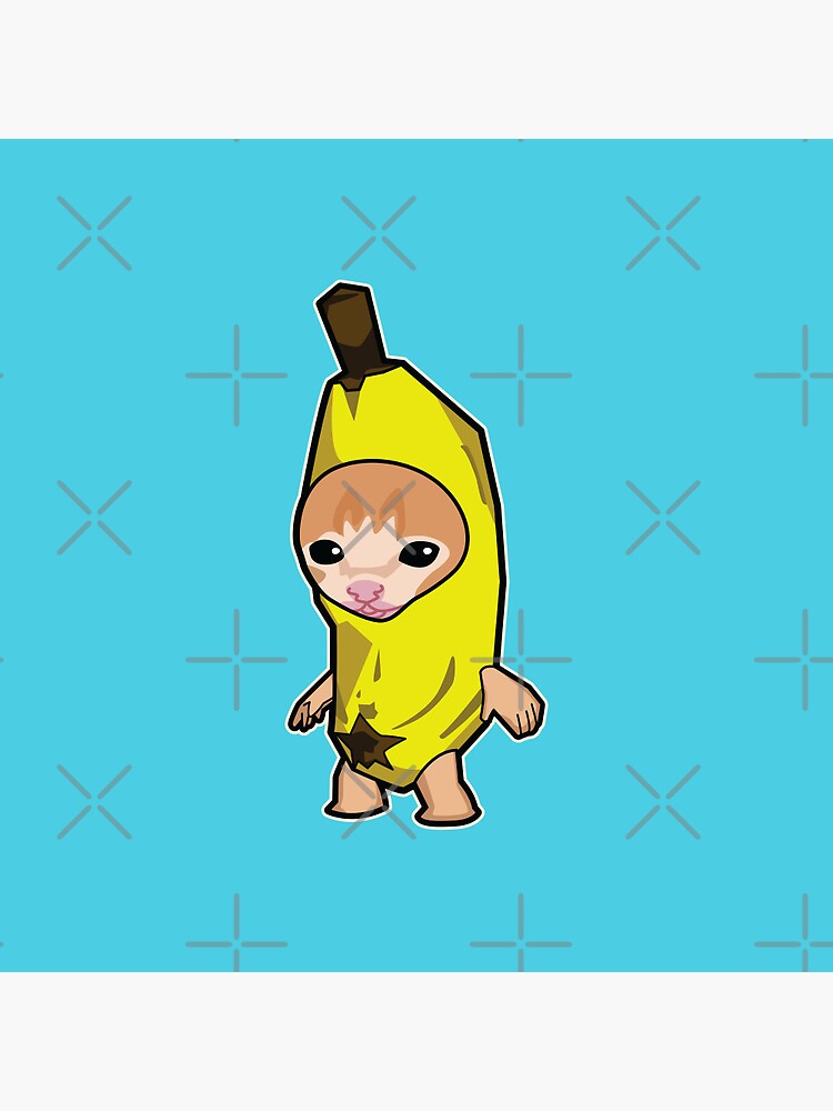 "Happy Happy Banana Cat meme" Pin for Sale by Rzera- | Redbubble