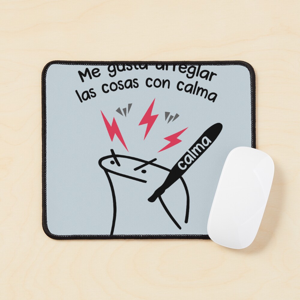 "Flork con calma meme " Sticker for Sale by Taevionprim | Redbubble