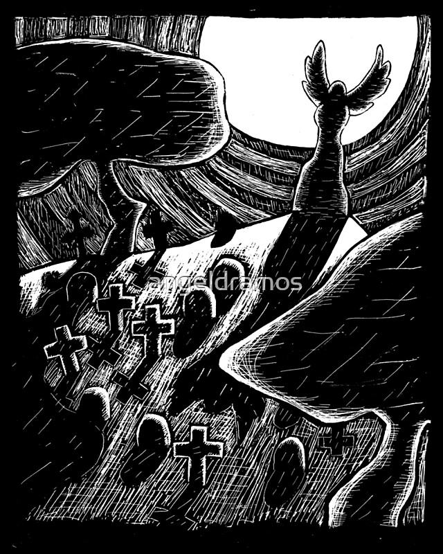 "Grave Time" by angeldramos | Redbubble
