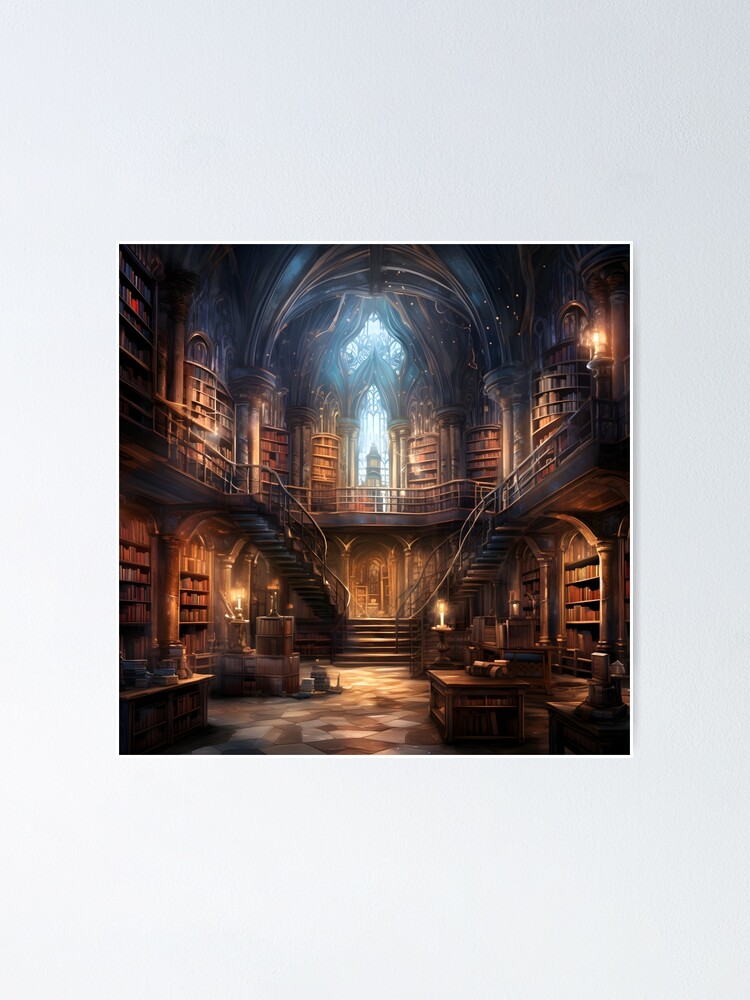 " Enchanted Tomes Avid Bookworms wall art" Poster for Sale by ...