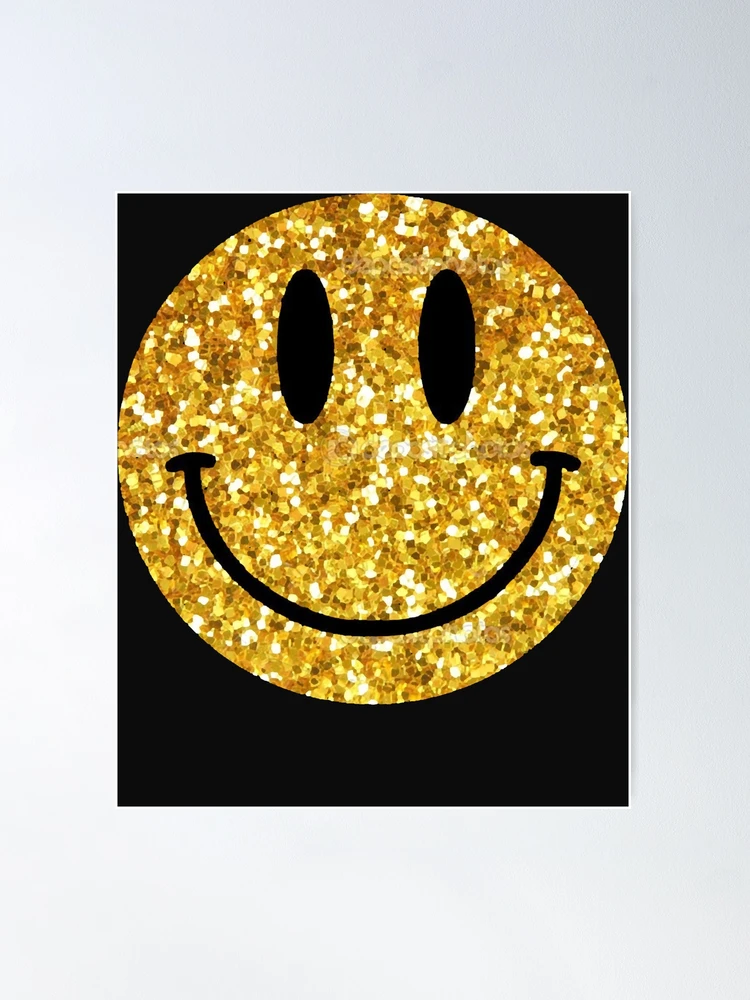 Smiley Glitter Background