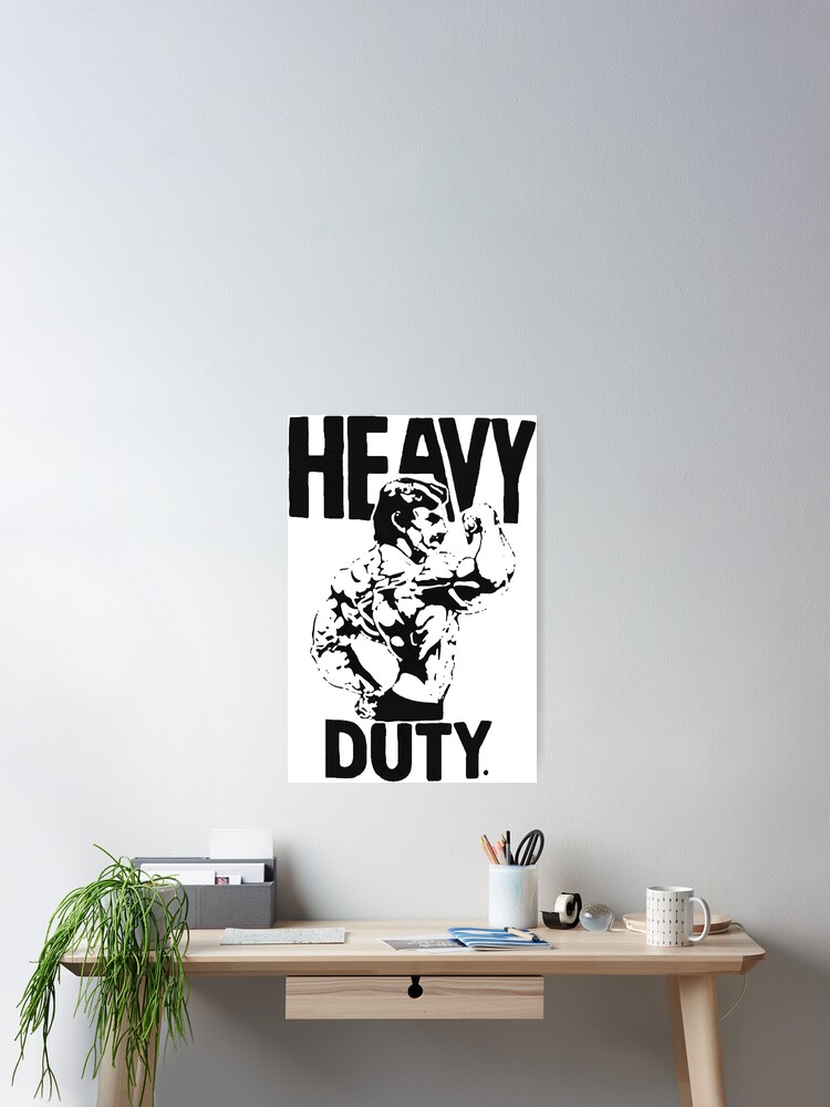 "Mike Mentzer Heavy Duty Logo " Poster for Sale by JohnRossha | Redbubble