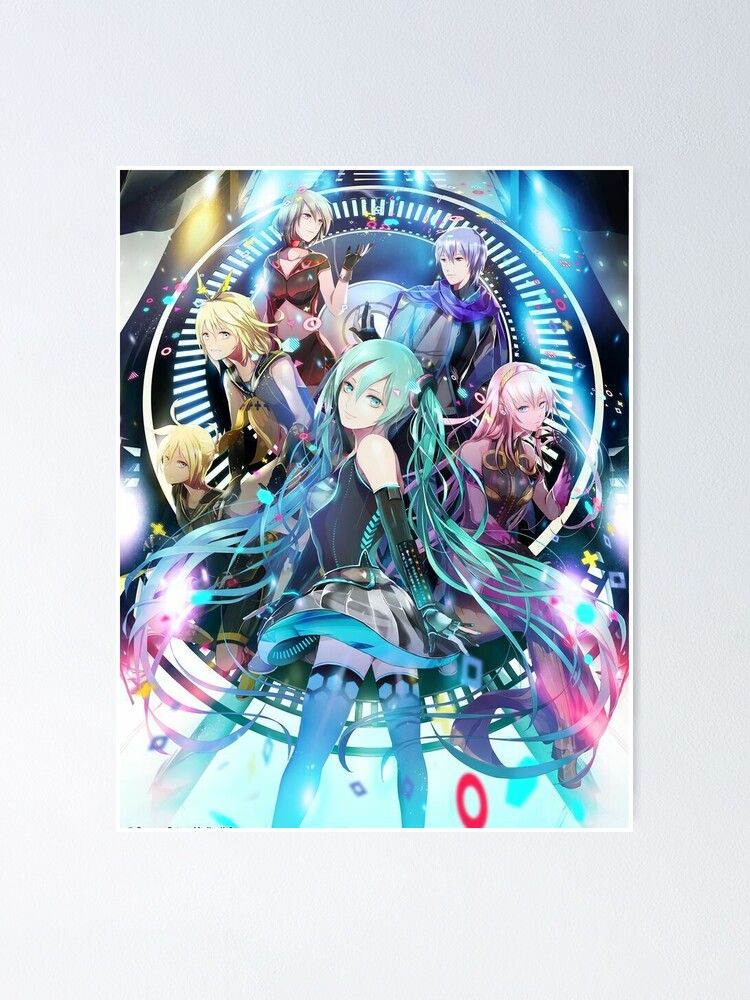"Vocaloid poster" Poster for Sale by brittanyfowlers | Redbubble
