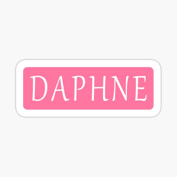 "Daphne Girls Name" Sticker for Sale by jeallan | Redbubble