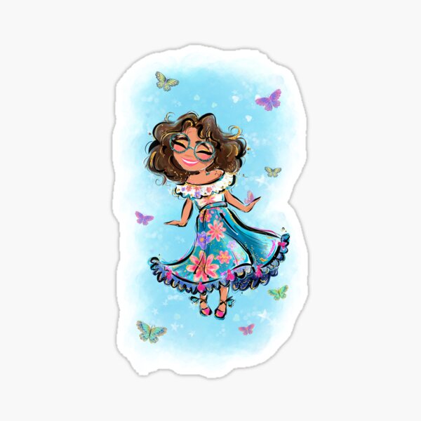 "Mirabel with Butterflies " Sticker for Sale by OurSweetMoments | Redbubble