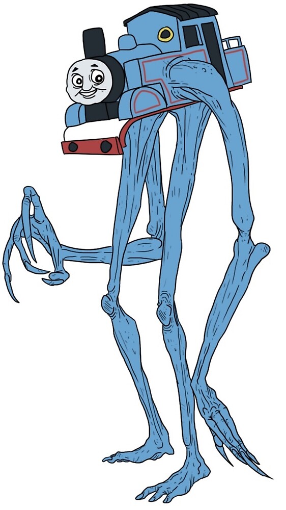 "Haunted image Thomas the Tank Engine" by Dontaskmuch | Redbubble