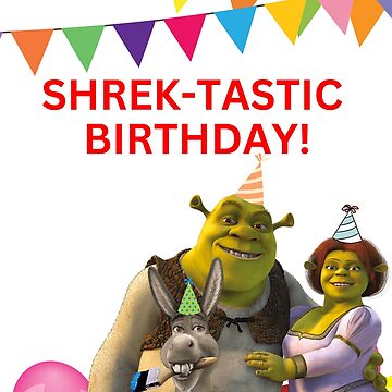 "Shrek Birthday, Happy Birthday, Shrek, Willow Days" Greeting Card for ...