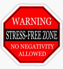 No Negativity: Stickers | Redbubble