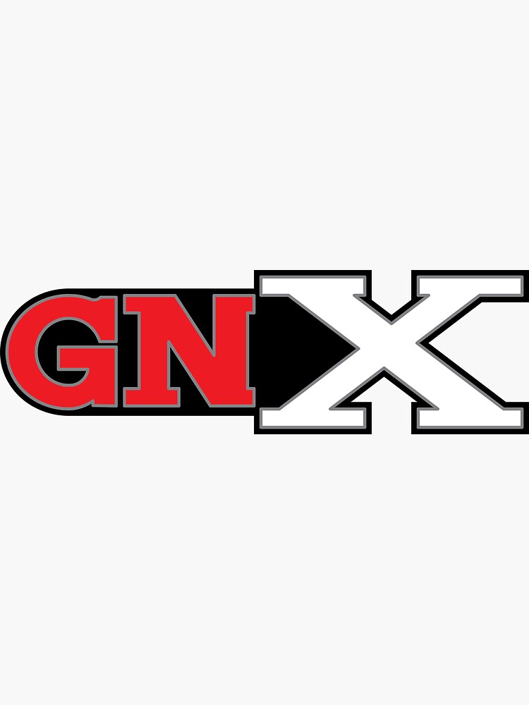 "Buick GNX logo" Sticker for Sale by BirdsNestDesign | Redbubble