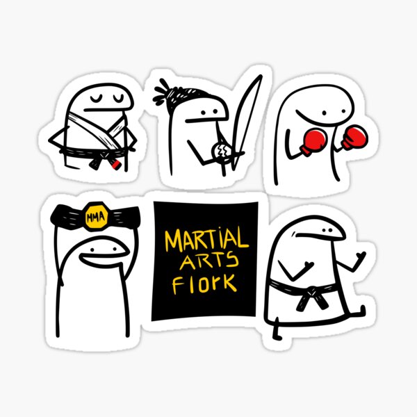 "Set of five Flork meme stickers" Sticker for Sale by ramonparaiba ...