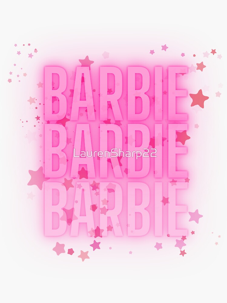 Barbie Sticker, Gift Barbie Sticker sold by Olive Romanian Magenta ...