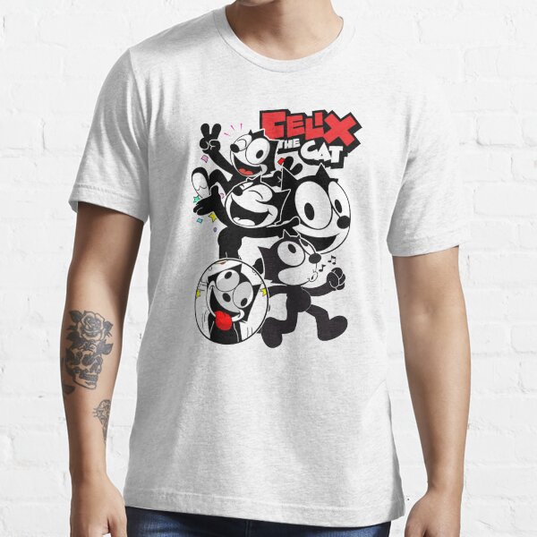 "Felix The Cat" T-shirt for Sale by YogaGear | Redbubble | felix the ...