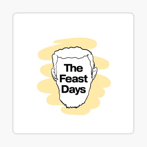 "The Feast Days Logo" Sticker for Sale by TheFeastDays | Redbubble