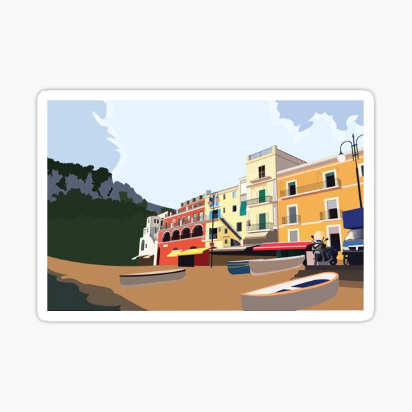 "Italy Postcard" Sticker for Sale by gabbypro | Redbubble