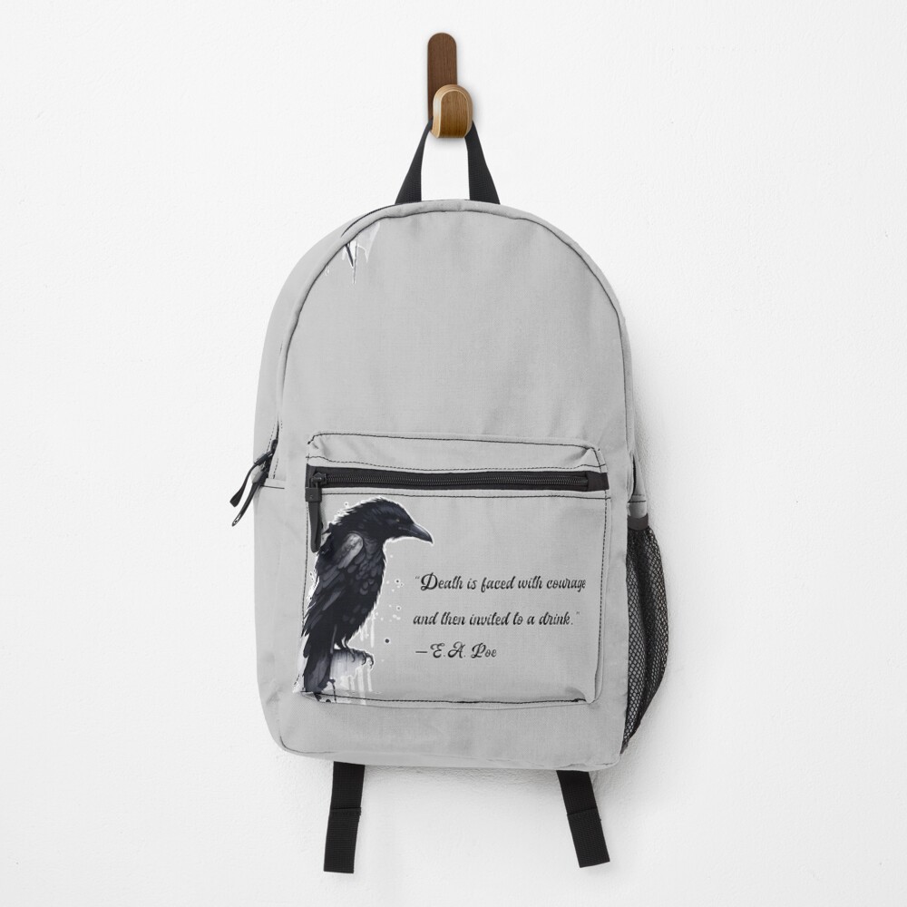 "Edgar Allan Poe: Death is face with courage" Poster for Sale by ...