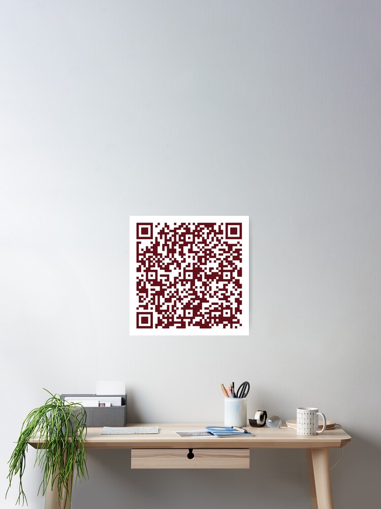 "Red (Taylor's Version) Taylor Swift Spotify QR Code" Poster for Sale ...