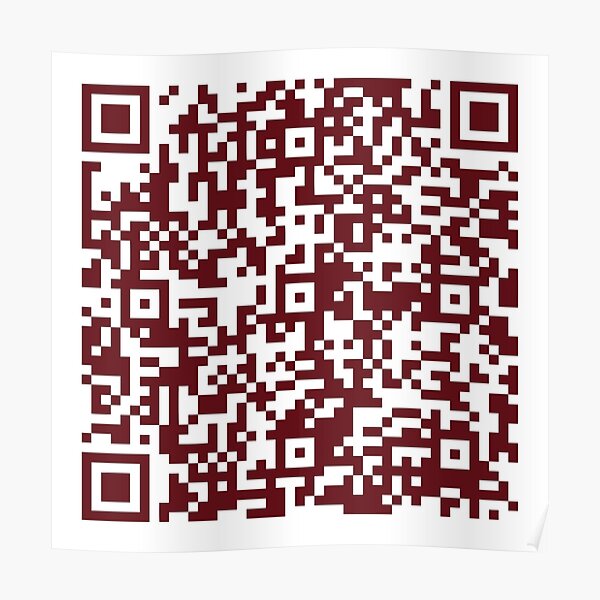 "Red (Taylor's Version) Taylor Swift Spotify QR Code" Poster for Sale ...