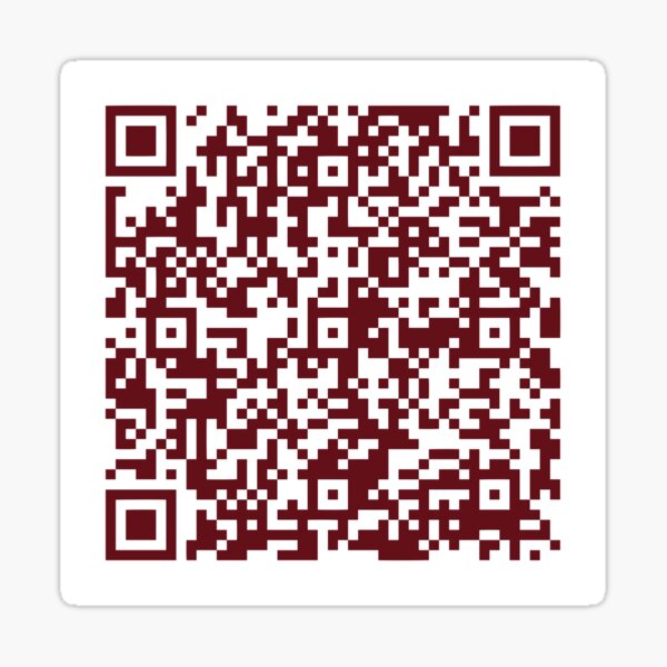 "Red (Taylor's Version) Taylor Swift Spotify QR Code" Sticker for Sale ...