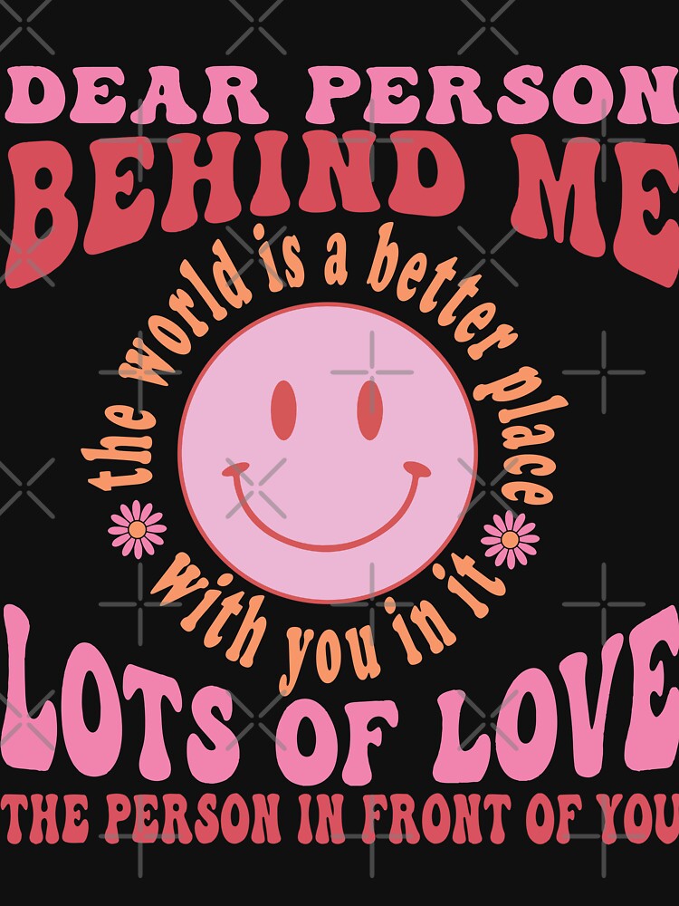 "Aesthetic Dear Person Behind Me " Pullover Hoodie for Sale by ...