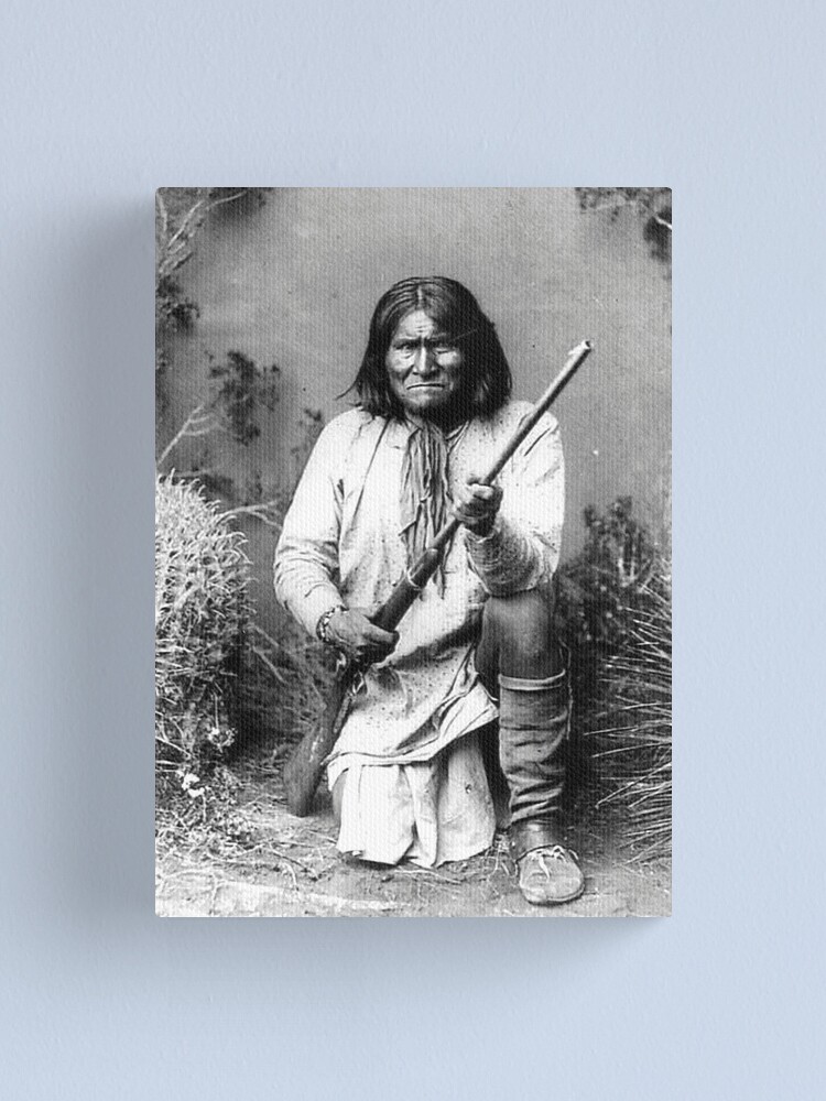 "Great Apache Chief Geronimo " Canvas Print for Sale by ExpressingSelf ...