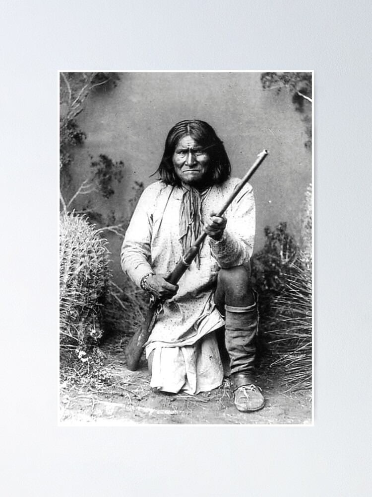 "Großer Apache-Chef Geronimo" Poster von ExpressingSelf | Redbubble