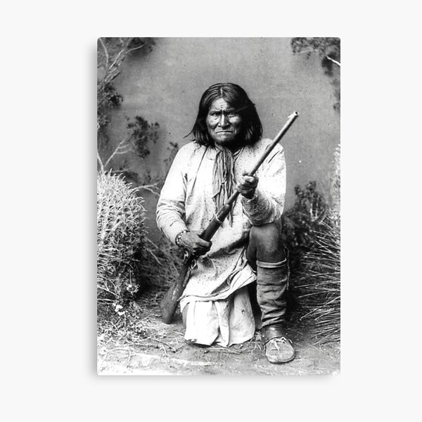 "Great Apache Chief Geronimo " Canvas Print for Sale by ExpressingSelf ...
