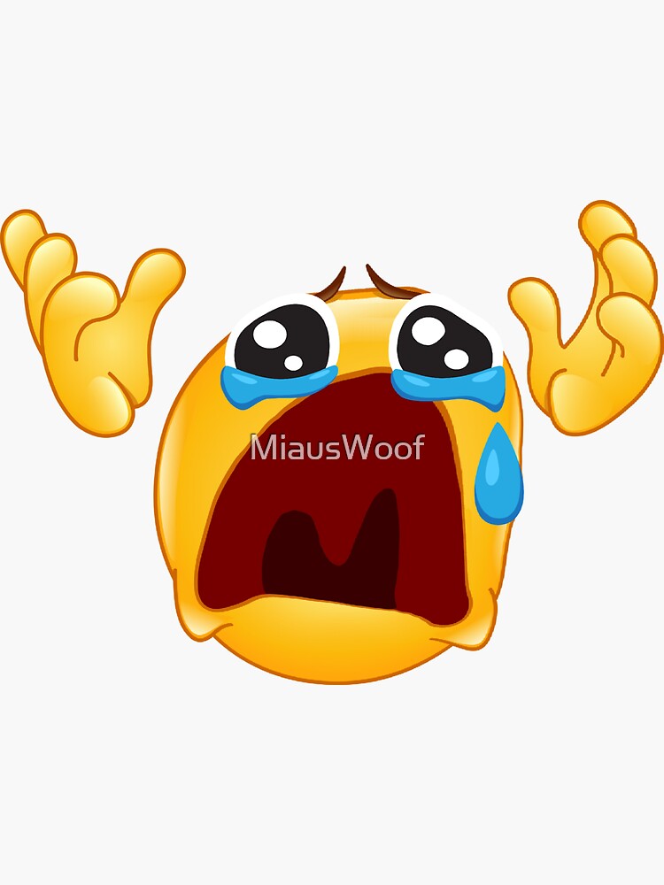 "Nooo Twitch emote" Sticker by MiausWoof | Redbubble