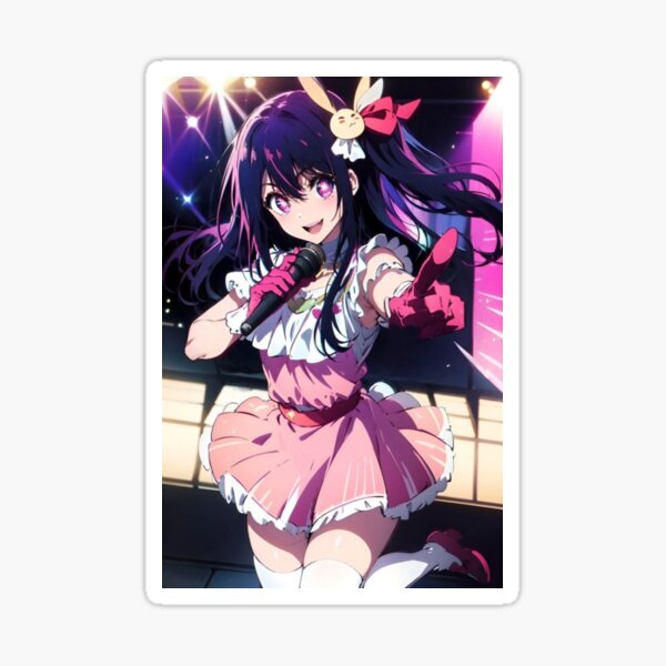 "Hoshino Ai, Oshi No Ko" Sticker by japanan1meg1rl | Redbubble