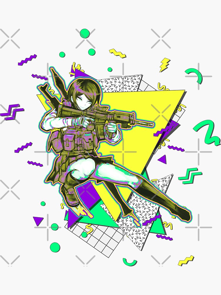 "Mukuro - Danganronpa *90s graphic design*" Sticker for Sale by ...