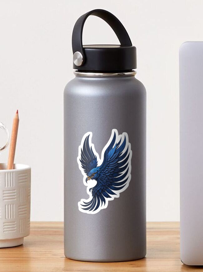 "The Blue Eagle" Sticker for Sale by Blarck | Redbubble