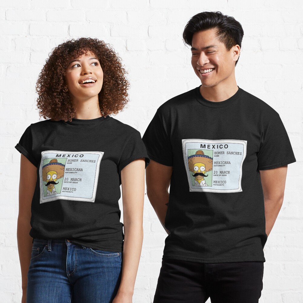 "Homer Homer Sanchez Sanchez." Sticker by PlayWear | Redbubble