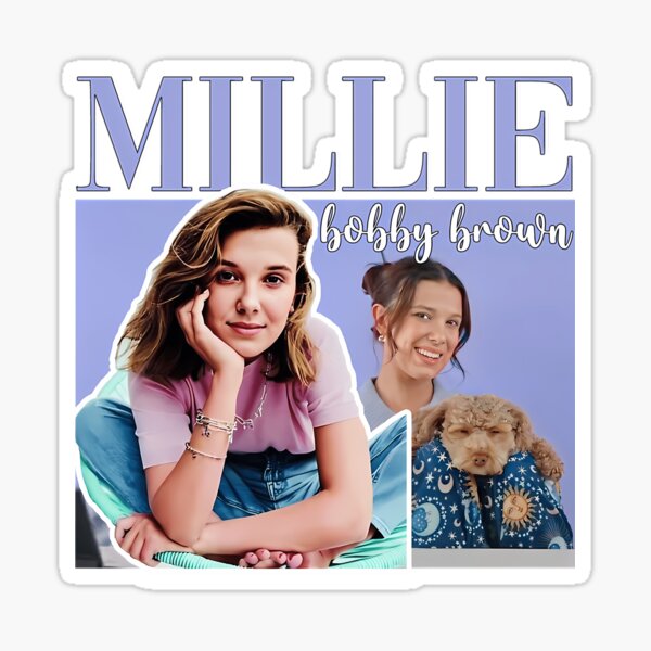 "Millie Bobby Brown" Sticker for Sale by ChicArtaymeric | Redbubble