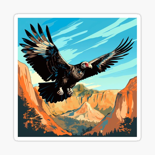 "Andean condor Largets bird in the world " Sticker for Sale by Qhapaq ...