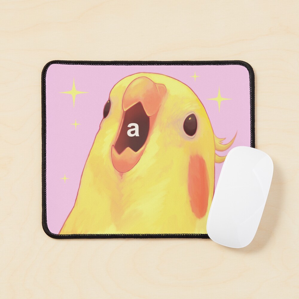 "cockatiel screaming" Sticker by CuteBlueArt | Redbubble
