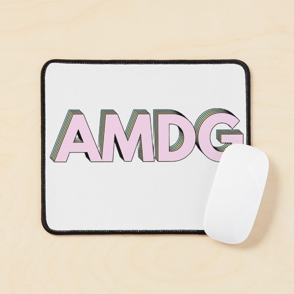 "AMDG pastel rainbow" Sticker for Sale by sunfl0wer-skies | Redbubble