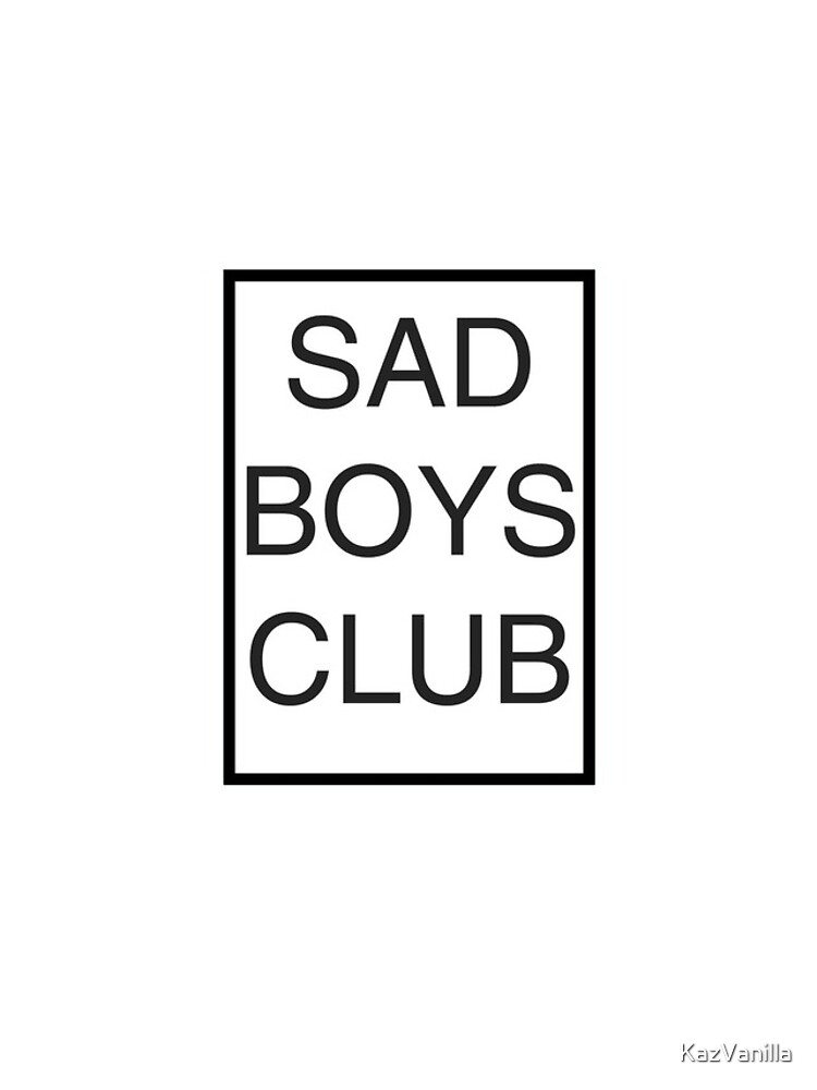 "sad boys club" iPhone Case for Sale by KazVanilla | Redbubble