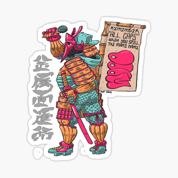 "Daimyo DOOM " Sticker for Sale by LaurenaSwank | Redbubble