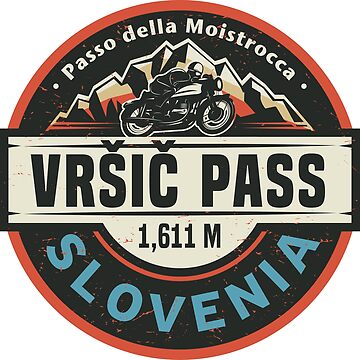 Sticker for Sale mit "Vršič-Pass, Slowenien" von studio838 | Redbubble