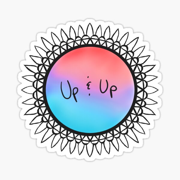 "Up & Up" Sticker for Sale by audj | Redbubble