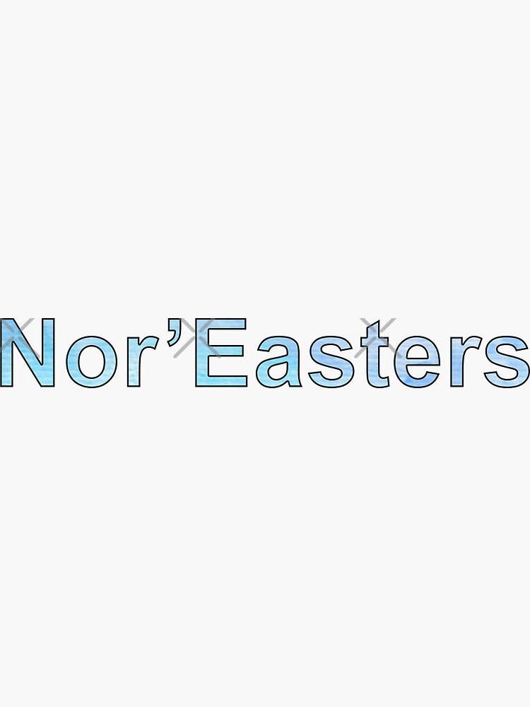 "Nor'Easters- Sticker" Sticker for Sale by magfrench | Redbubble