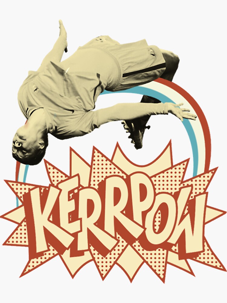 "Sam KERR-POW! Backflip" Sticker for Sale by cuonsachquyhiem | Redbubble