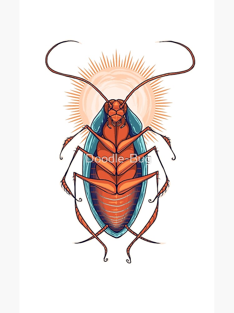 "Holy Roach" Poster for Sale by Doodle-Bug | Redbubble