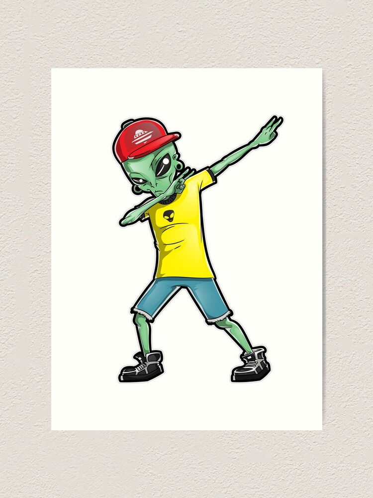 "Alien Dabbing T Shirt Dab Hip Hop lustige Geschenk Männer Frauen ...