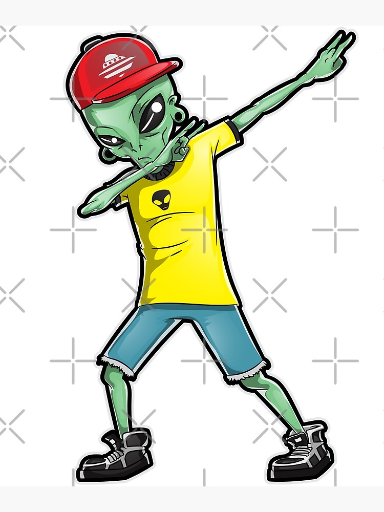 "Alien Dabbing T Shirt Dab Hip Hop lustige Geschenk Männer Frauen ...