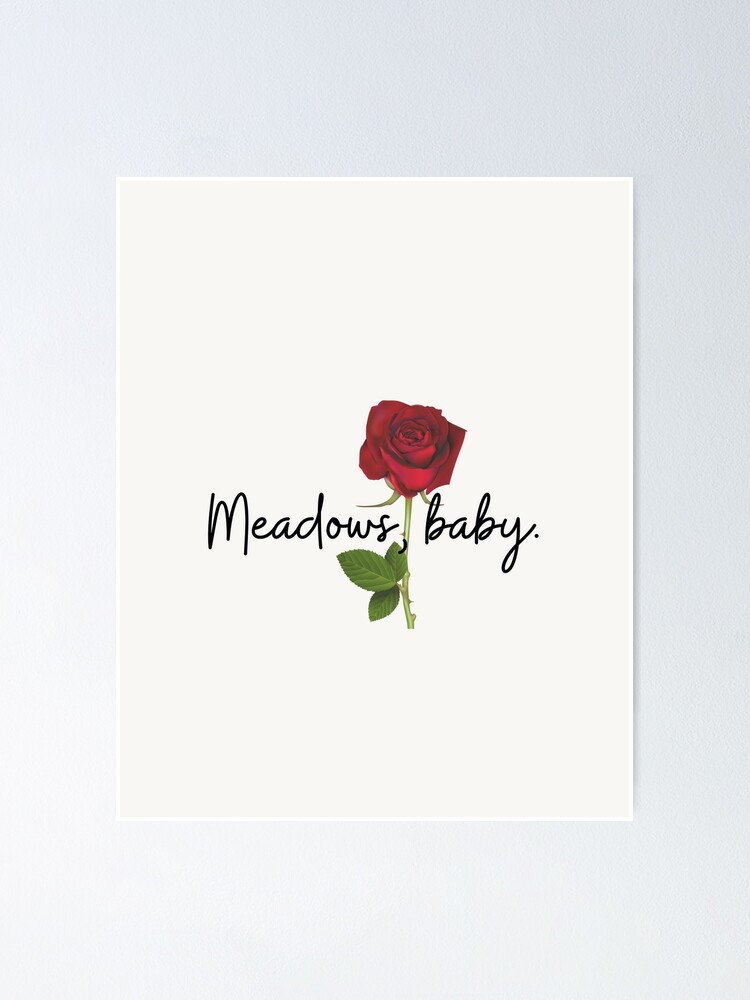 "Haunting Adeline - Meadows, baby." Poster for Sale by LunaRoseReads ...